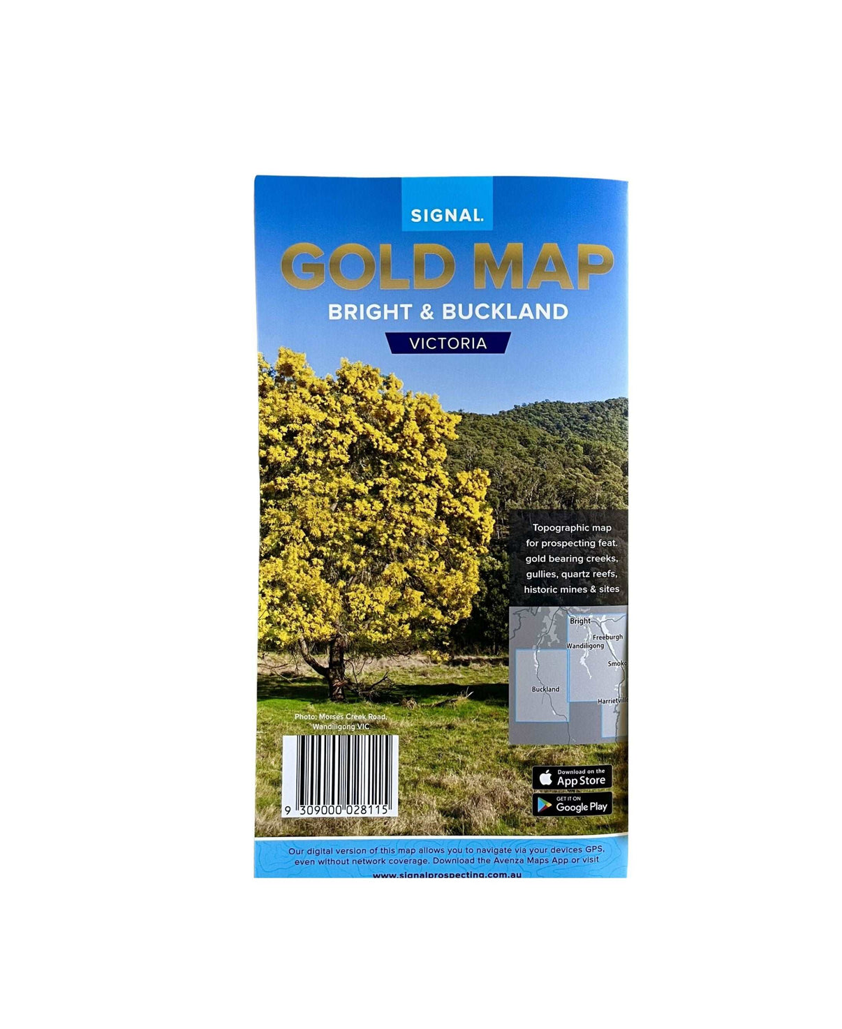 Gold Map Bright & Buckland - Signal Maps – Lucky Strike Gold