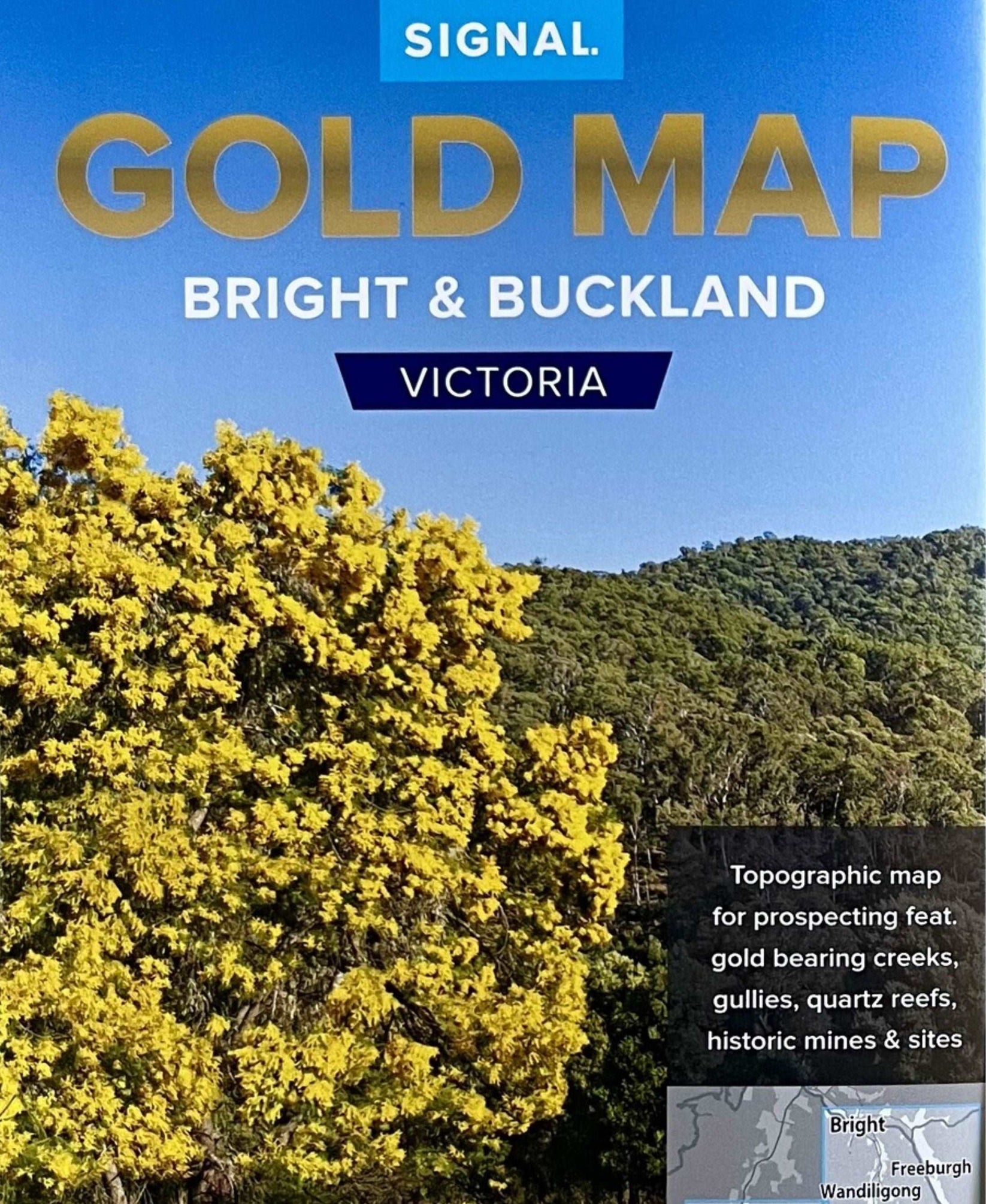 Gold Map Bright & Buckland - Signal Maps – Lucky Strike Gold
