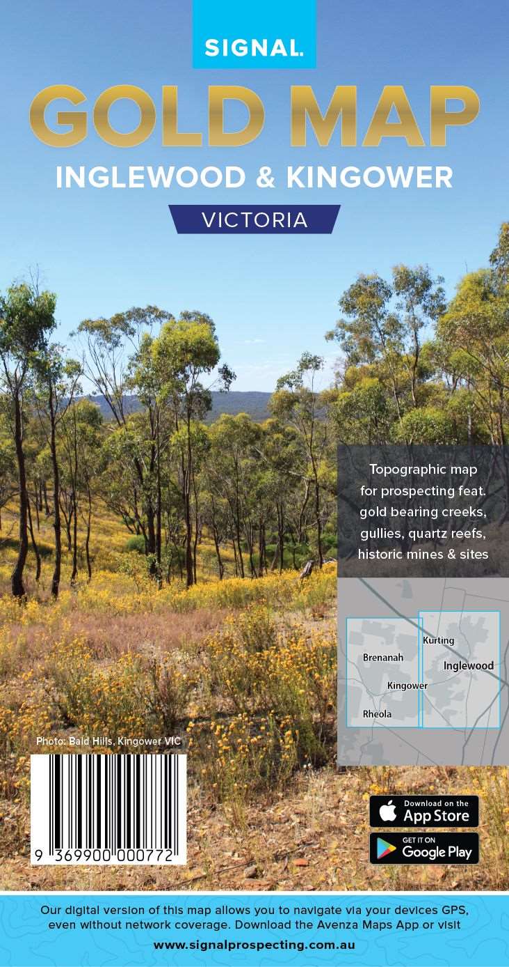 Gold Map Inglewood & Kingower Signal Prospecting – Lucky Strike Gold