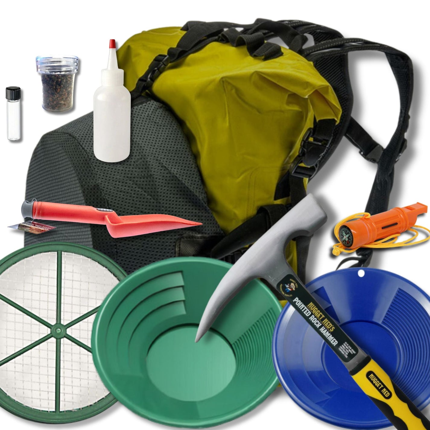 Ultimate Prospecting Backpack Kit Lucky Strike Gold